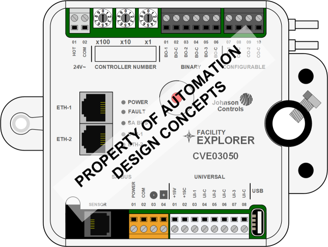 JCI - F4-CVE03050-0 - Automation Design Concepts