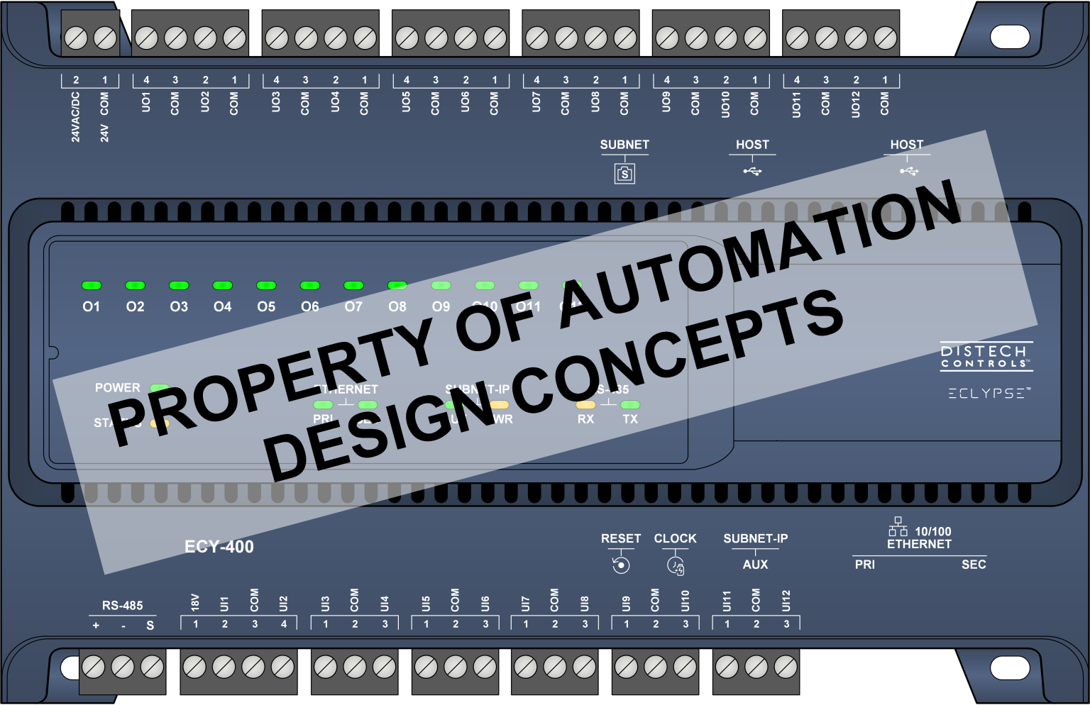 Distech - ECY-400 - Automation Design Concepts