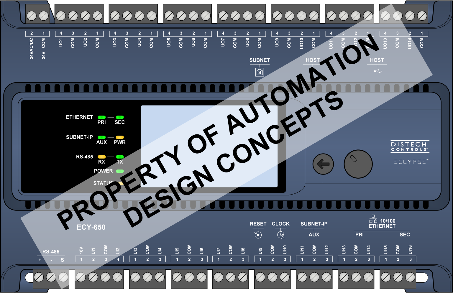 Distech - ECY-650 - Automation Design Concepts